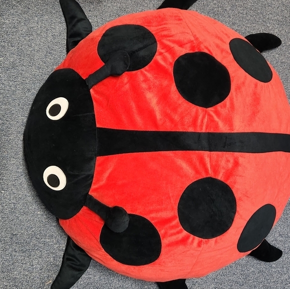 IKEA | Other | Ikea Sagosten Ladybug Pillow Has Lots Of Soft Stuffing Big Ladybug Snuggler ...